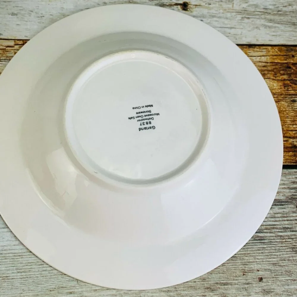 Sango | Dining | Sango Garland 8837 Embossed Scrolls Leaf White ...